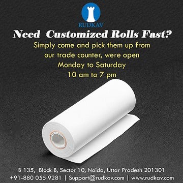 Customized Size Printing Rolls That Fit the Exact Requirements of Users ...