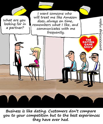 You Too Can Be As Good As Amazon…Maybe! | by Shep Hyken | Medium