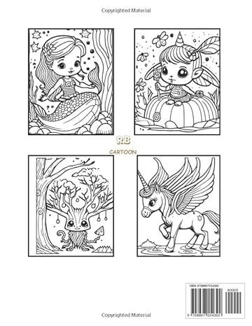 Fantasy Creatures: Coloring Adventure Book for Magical Kids - Amazon ...