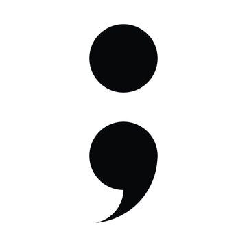 SEMICOLON- a poem. the race, my mind. too fast, it… | by words of rika ...