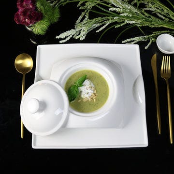 Use Soup Bowl and Plate Set in Your Dinnerware Set for Your Quick and ...