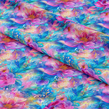 Enhance Your Craft with Cat Printed Fabric and Floral Print Fabric ...