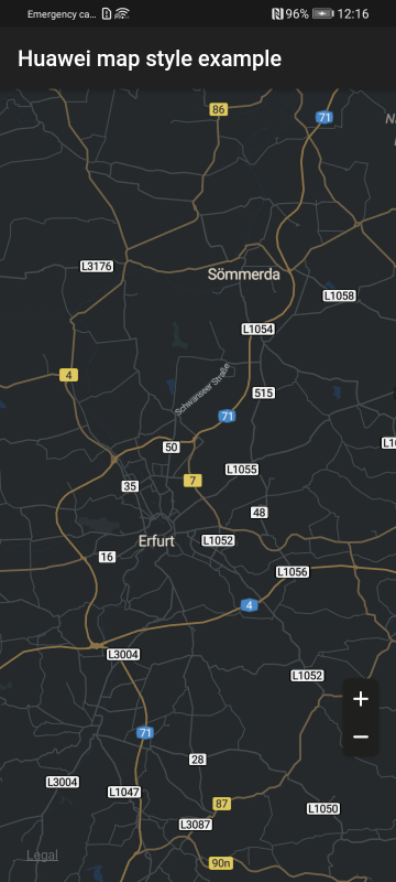 Dark Mode in Huawei Maps in flutter app | Medium