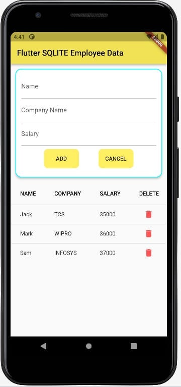 Sqflite Crud Operations Demo In Flutter By Kapil Rabade Medium