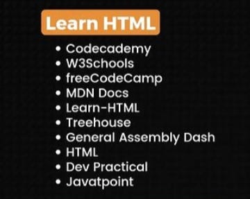 Best Free. Learn HTML | by Shivam Rajbhar | Medium