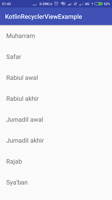 Implementasi RecyclerView pada Android Kotlin — Bagian 1 | by Rizki Ramdani | Medium