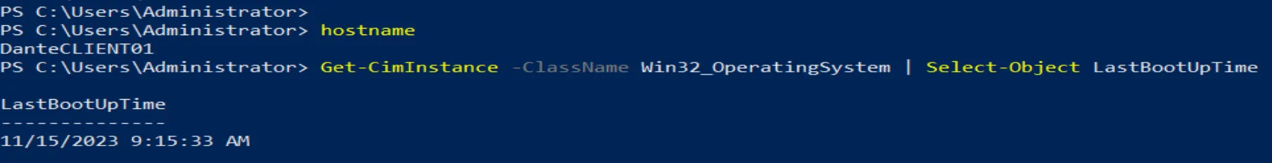 Github Dante Fallsuptimepowershell A Powershell Script That Identifies A Remote Computers 5118