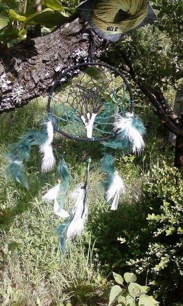 Handmade dream catcher — tree of life 4 with natural feathers price 10 ...