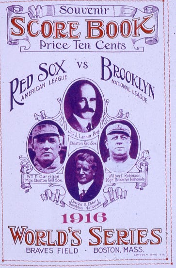 World Series Centennial Review: 1916 | by MLB.com/blogs | Our Game