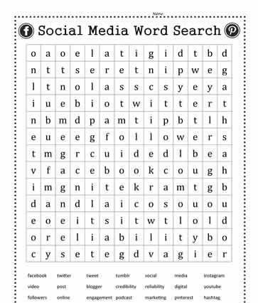 How Social Media Keywords Drive Engagement: A Fun Word Search Challenge ...