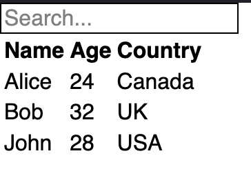 UI Coding Interview Question, Implement a data table from an array of objects using HTML/CSS and ...