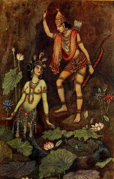 Arjuna and Chitrangada. The love story between Arjuna, one of… | by The Monk | Medium