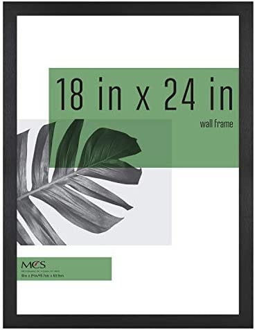 MCS Studio Gallery Frame, Black Woodgrain, 18 x 24 in Collage, Single | by Jesucart | Medium