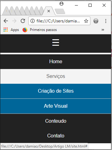 Criando um Menu Dropdown Responsivo com HTML5 e CSS3 | by Damiao Souza | Medium