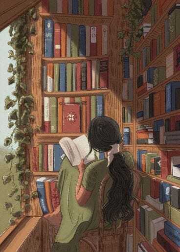 Reading : My Escapism Become My Oasis | by Cassandra | Medium