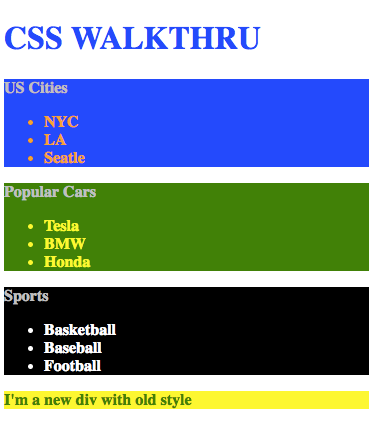 CSS: a basic setup and walk-thru. Hey! lets get started with a basic ...