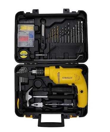 STANLEY SDH600KM-IN Power and Hand Tool Kit (121 Tools) | by ...