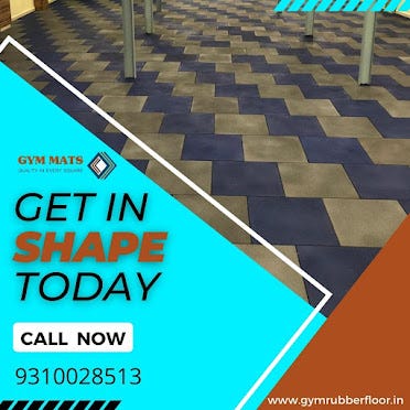 Rubber Flooring Tile Manufacturer and Supplier in India | by Gym Mats ...