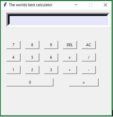 Tkinter Calculator. I had a lot of fun making this… | by N Sam | Medium