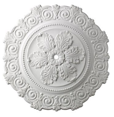 Elegant Ceiling Medallions Can Create A Sense Of Cohesion In Any Living ...