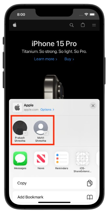 Understand and implement Share Extension Conversation Suggestions in Swift for iOS | by Aakash ...