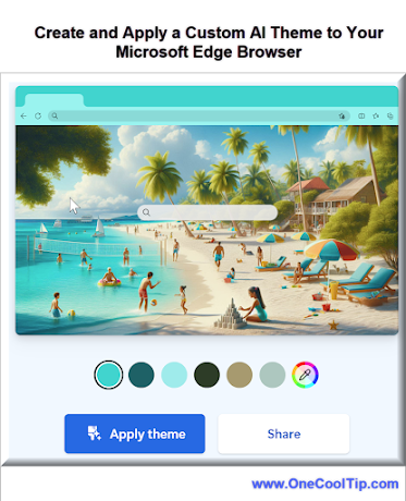 How to Create a Custom AI Theme For Microsoft Edge Browser | by www.OneCoolTip.com | Medium