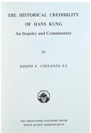 Catholicism Matters — the Credibility of Hans Kung | by Peter Sean ...