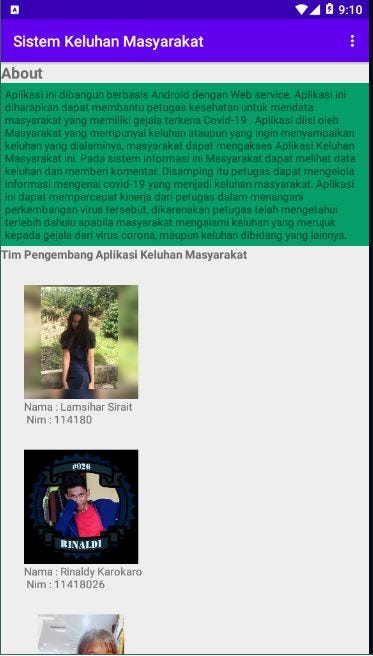 Membuat aplikasi Keluhan Masyarakat terhadap Covid-19 menggunakan fitur ...