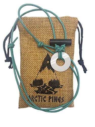 Circle Fire Starter Necklace (Turquoise Cord, White Circle) This ...