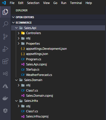 Criando uma solution .Net Core no Visual Studio Code | by Francisco B. dos Santos | Medium