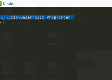 Quick setup of Cmder powerline-prompt - igBerroteran - Medium