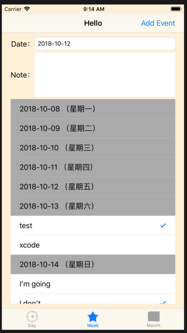 [Swift]Daily Work List App — 20. Develop Week Page UITableView With Sections | by Poyu.Chen | Medium