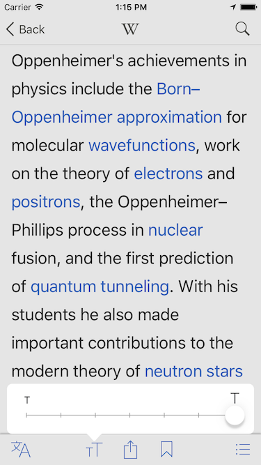Implementing Accessibility for a Custom Control in the Wikipedia iOS ...