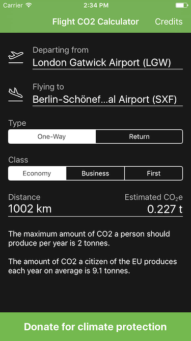 Introducing: Flight CO2 Calculator for iOS | by Andrea Bizzotto ...
