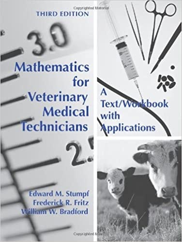 Download In ?PDF Mathematics for Veterinary Medical Technicians: A Text ...