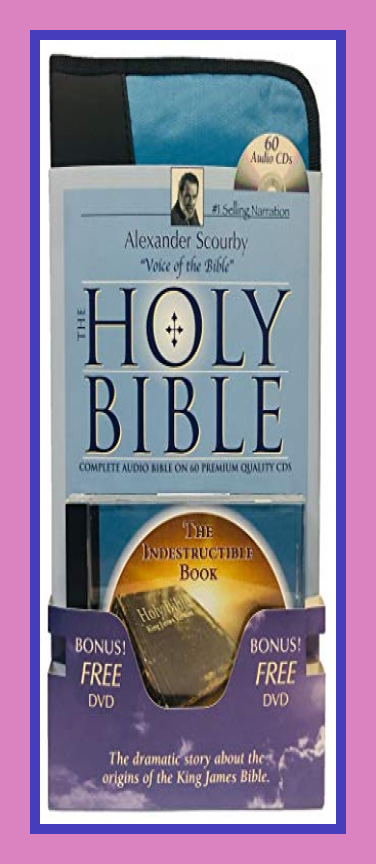 (Alexander Scourby) KJV Complete Scourby CD with Free Indest DVD-Holy ...
