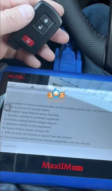 Newer Toyota Prox Works Remote Not Working Solution | by obdii365 | Medium