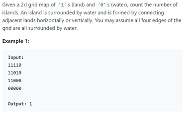 Leetcode: Q200 — Number of Islands [Medium] | by Haroon Siddiqui | Medium