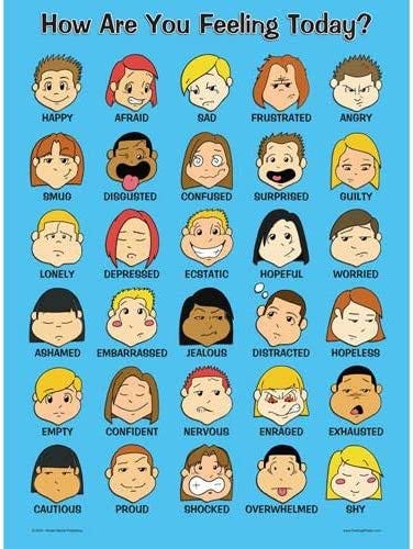 Emotions And Facial Expressions Chart