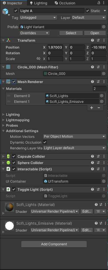 Toggling lights with Material Instances - Carlos Torres - Medium