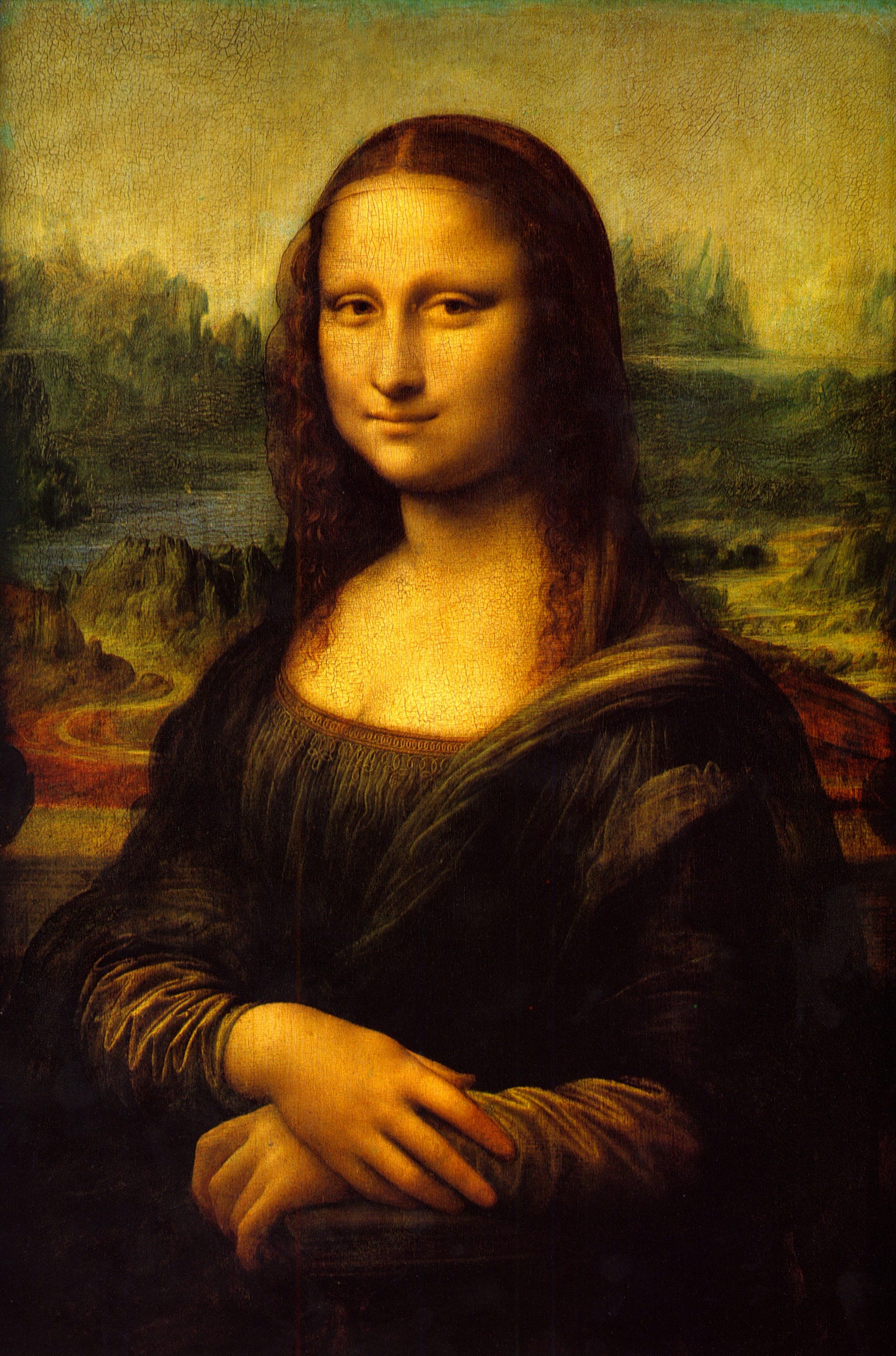 Mona Lisa Eyebrows X Ray
