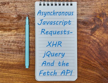 Ajax. How to make asynchronous requests in JavaScript | by Kingsley ...