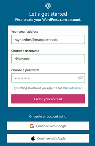 How To: Create a Free Wordpress.com Site | by Elizabeth Wawrzyniak ...