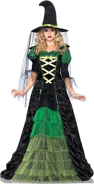 Leg Avenue Women’s 2 Piece Storybook Witch Costume - ZAKIR AHMED - Medium