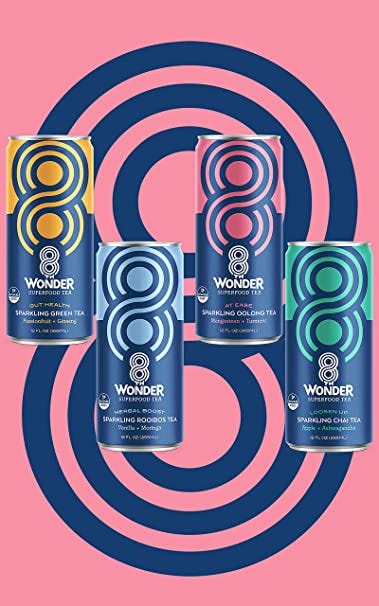 8th Wonder Sparkling Superfood Oolong Tea with Ancient Ingredients ...