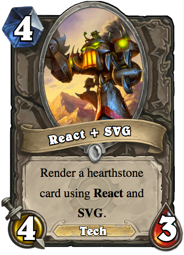 Render a hearthstone card using React and SVG. | by Julian | HackerNoon ...
