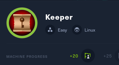 Keeper_Hack_The_Box_Write_up. In this write-up, we will solve a box ...