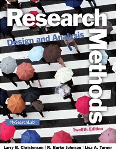 READ/DOWNLOAD!( Research Methods, Design, and Analysis (12th Edition ...