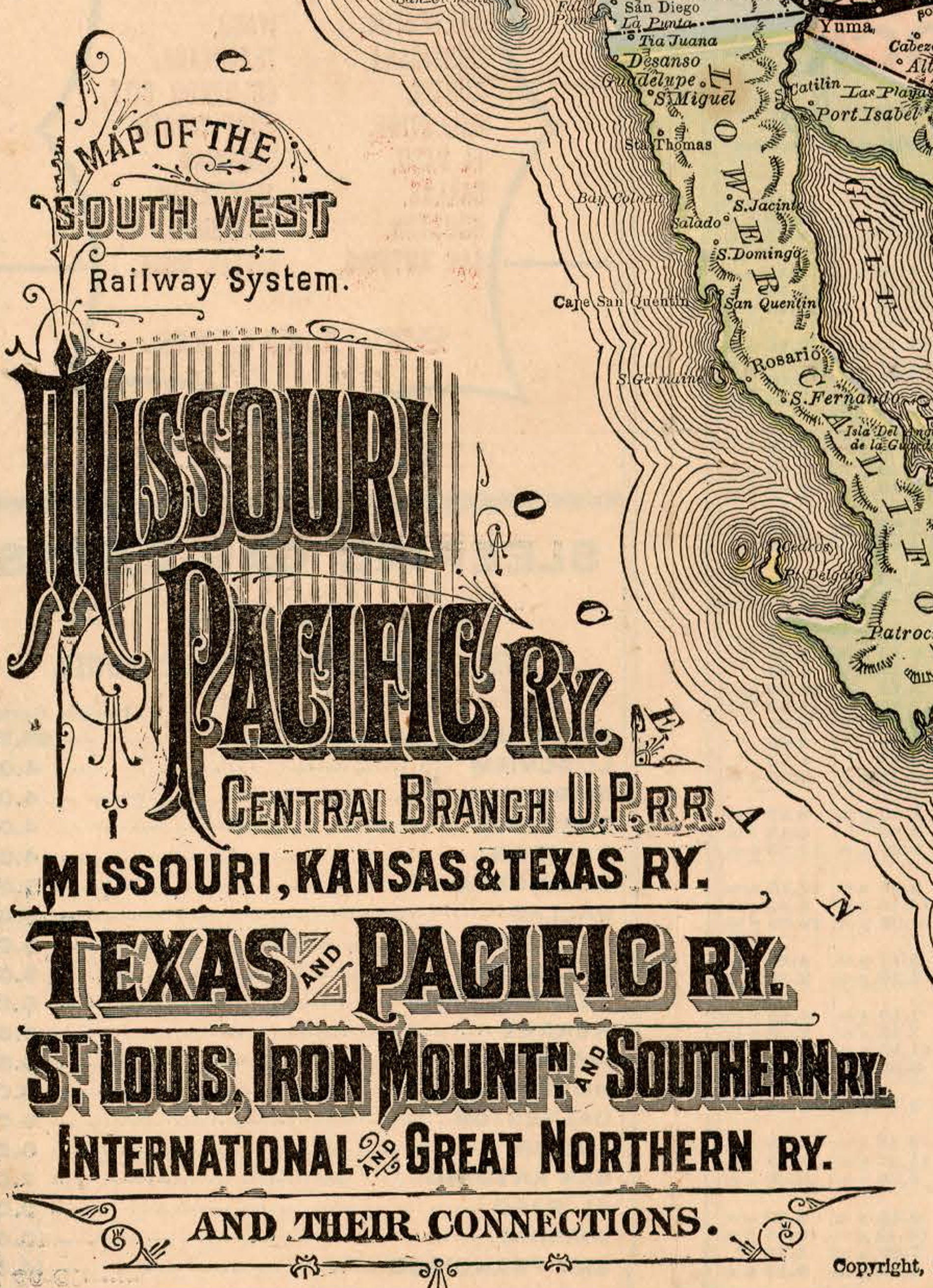 Texas Railroad System Maps