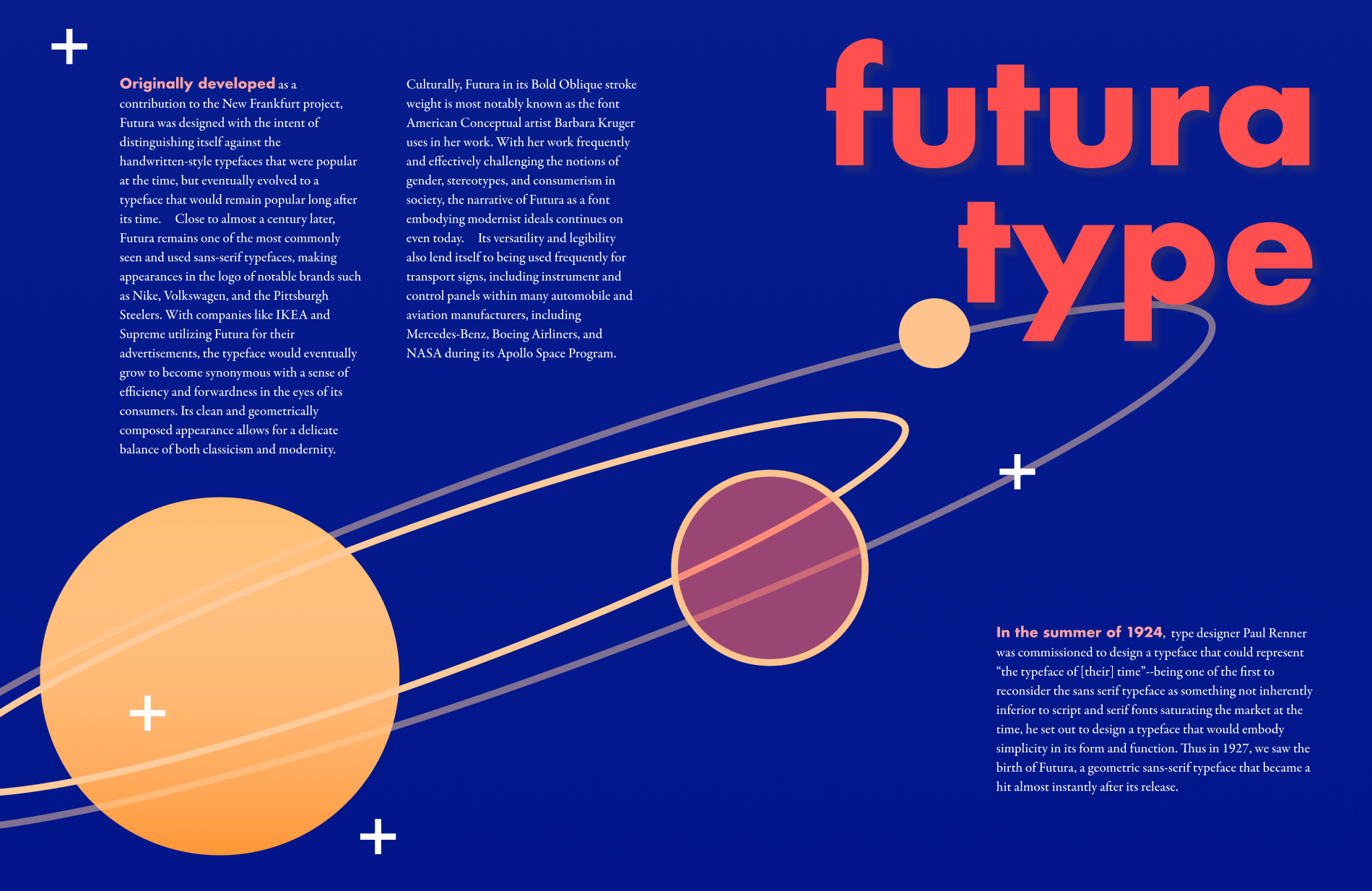 Futura Typeface Characteristics